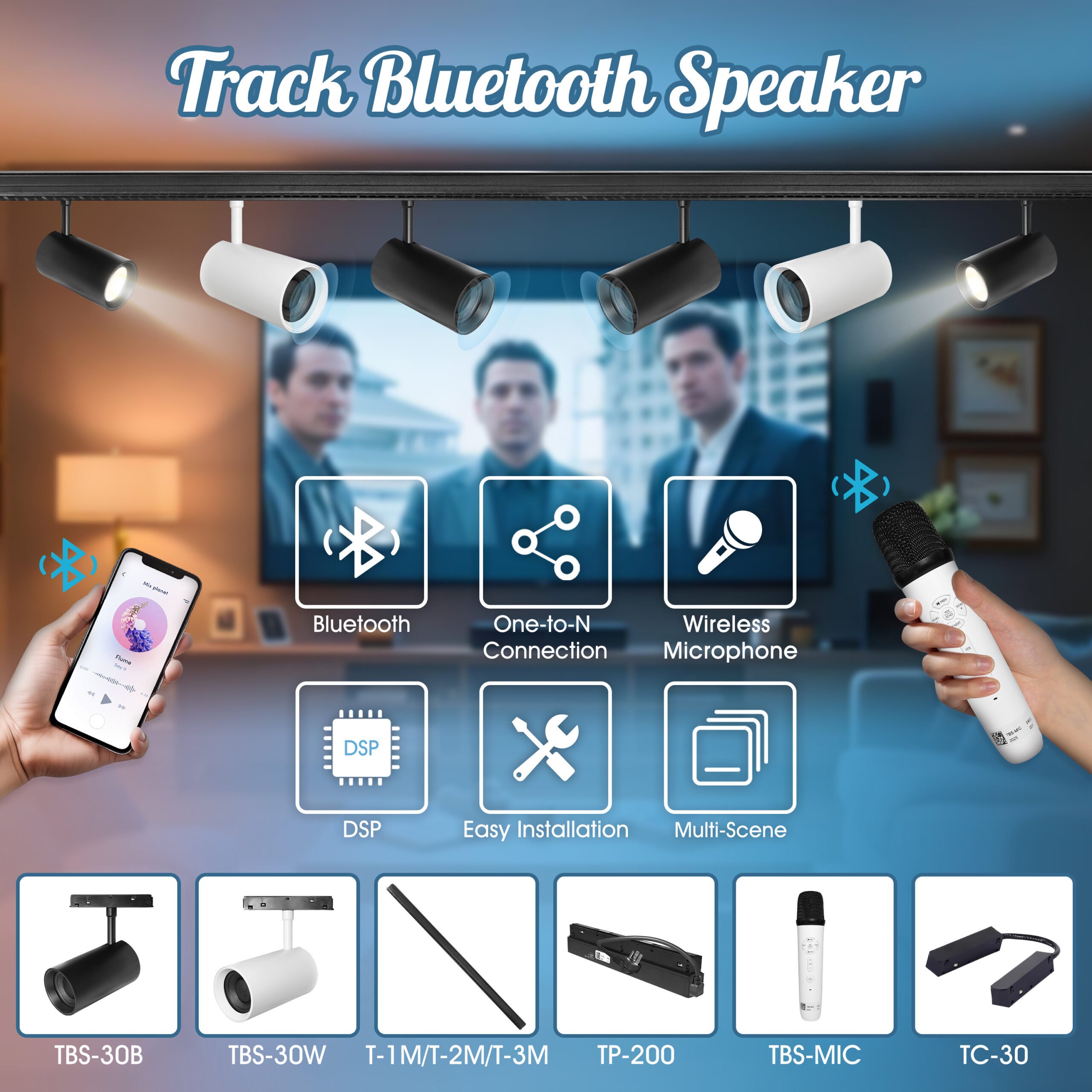 Track Bluetooth Speaker - Like Audio